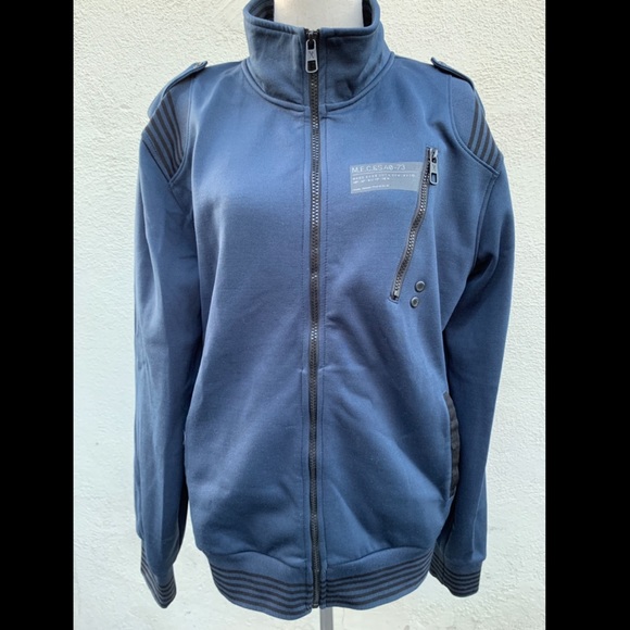 Marc Ecko | Jackets & Coats | Marc Ecko Navy Bomber | Poshmark